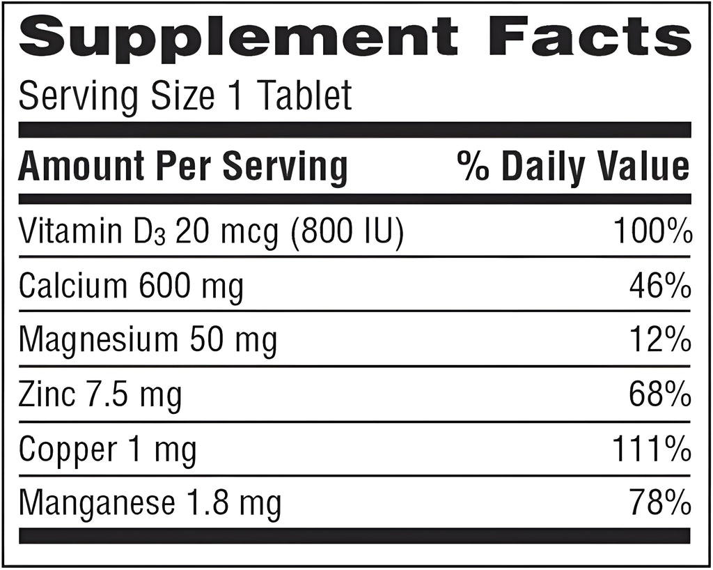 Enhanced bone health with Caltrate