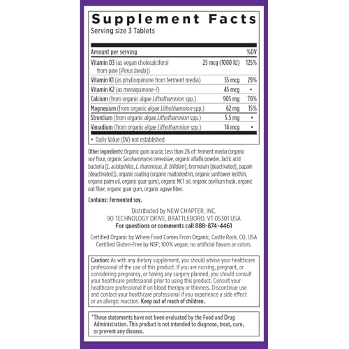 enhanced bone strength with vegan formula