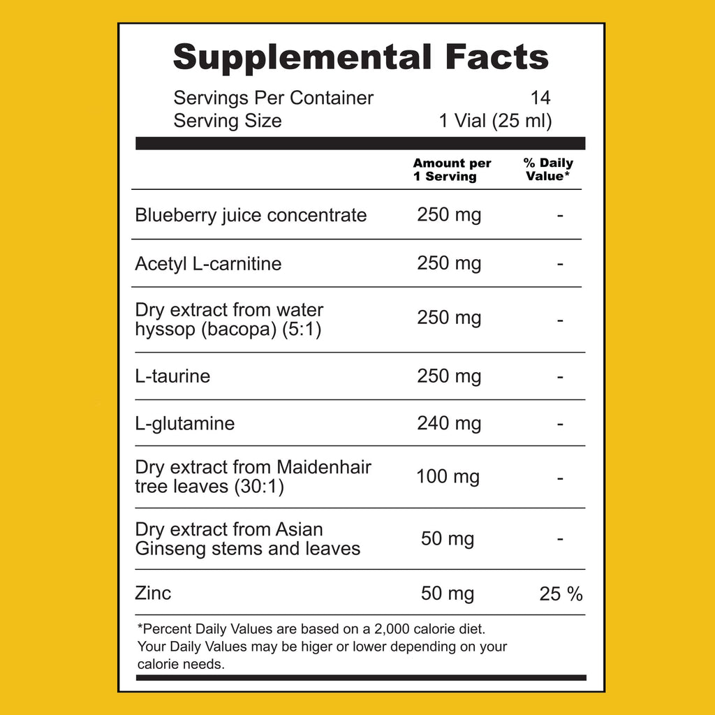enhanced brain function vials