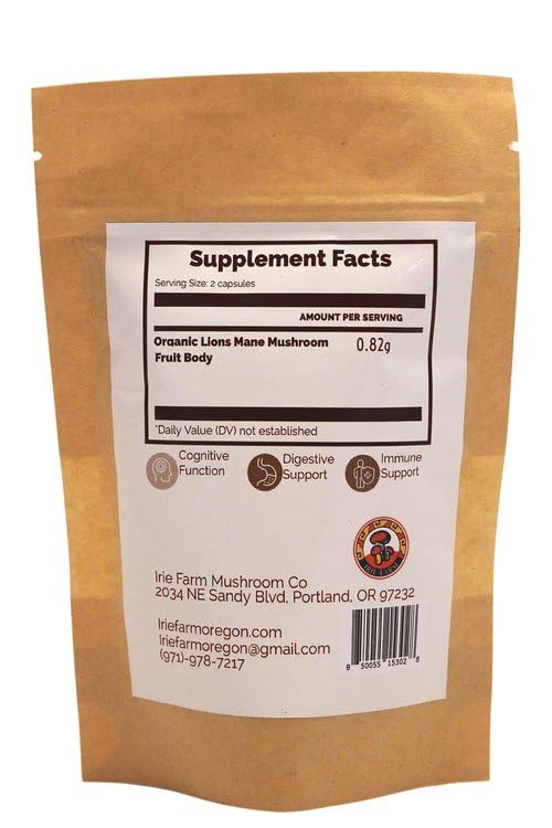 enhanced brain health mushrooms supplement