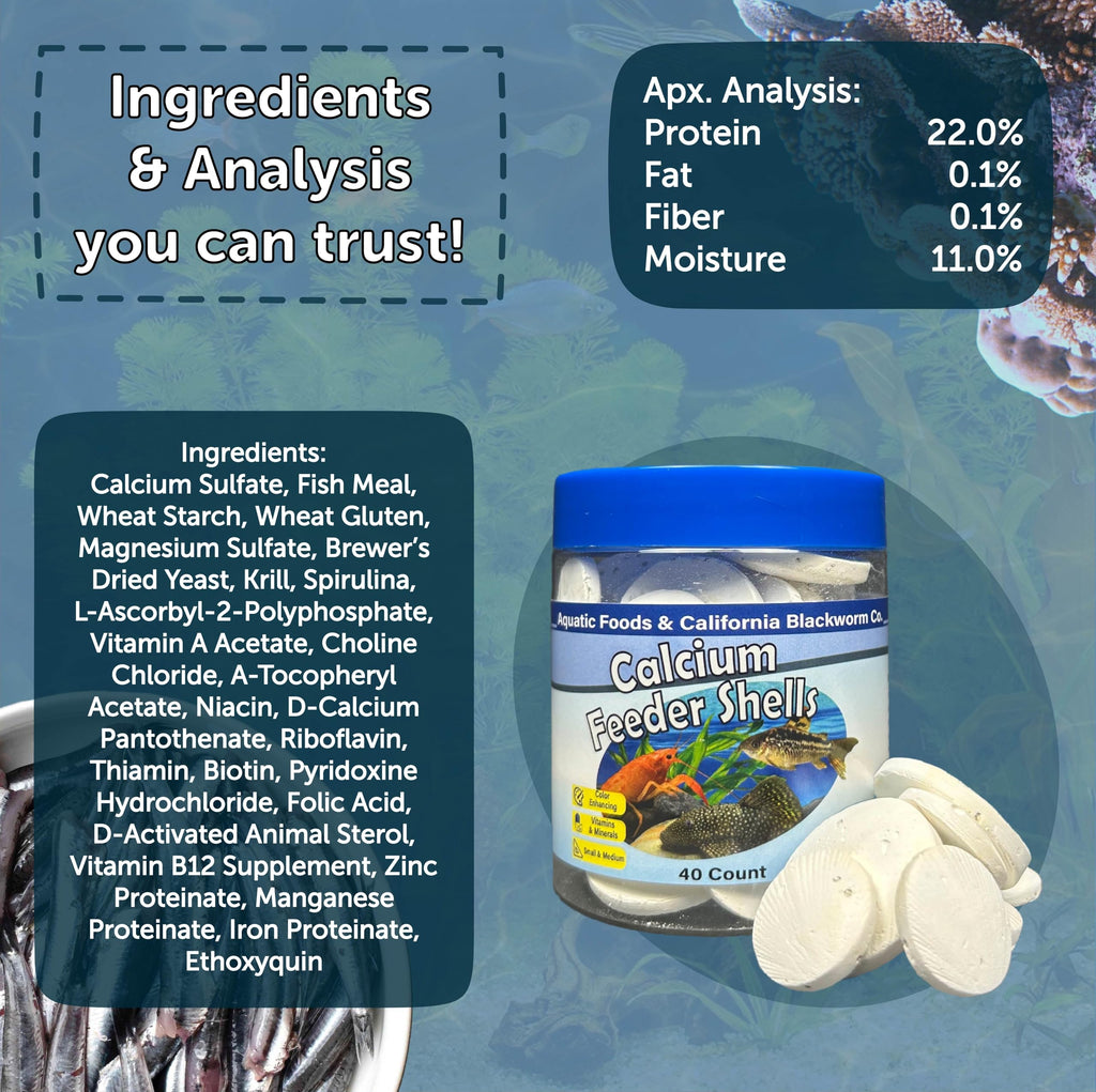 enhanced calcium nutrition for crustaceans