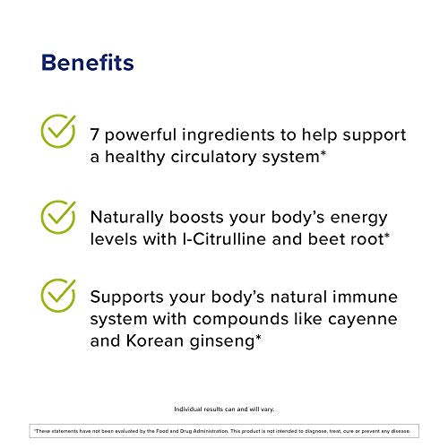enhanced circulation formula for active lifestyle