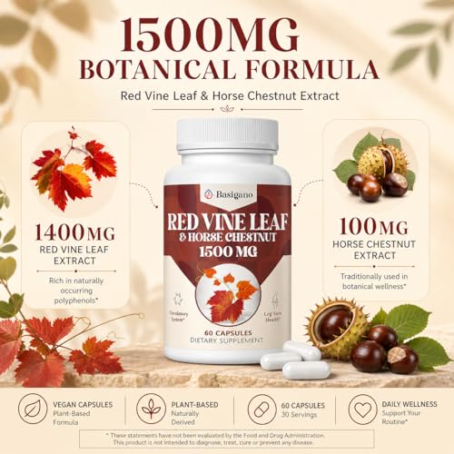enhanced circulation with red vine leaf extract