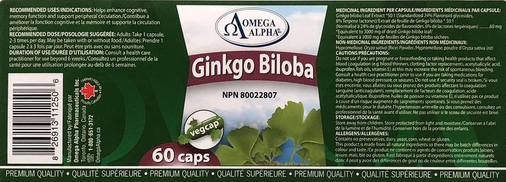 enhanced cognitive function ginkgo biloba