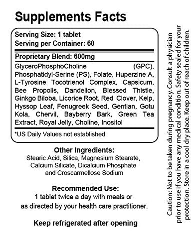 enhanced cognitive function vitamins