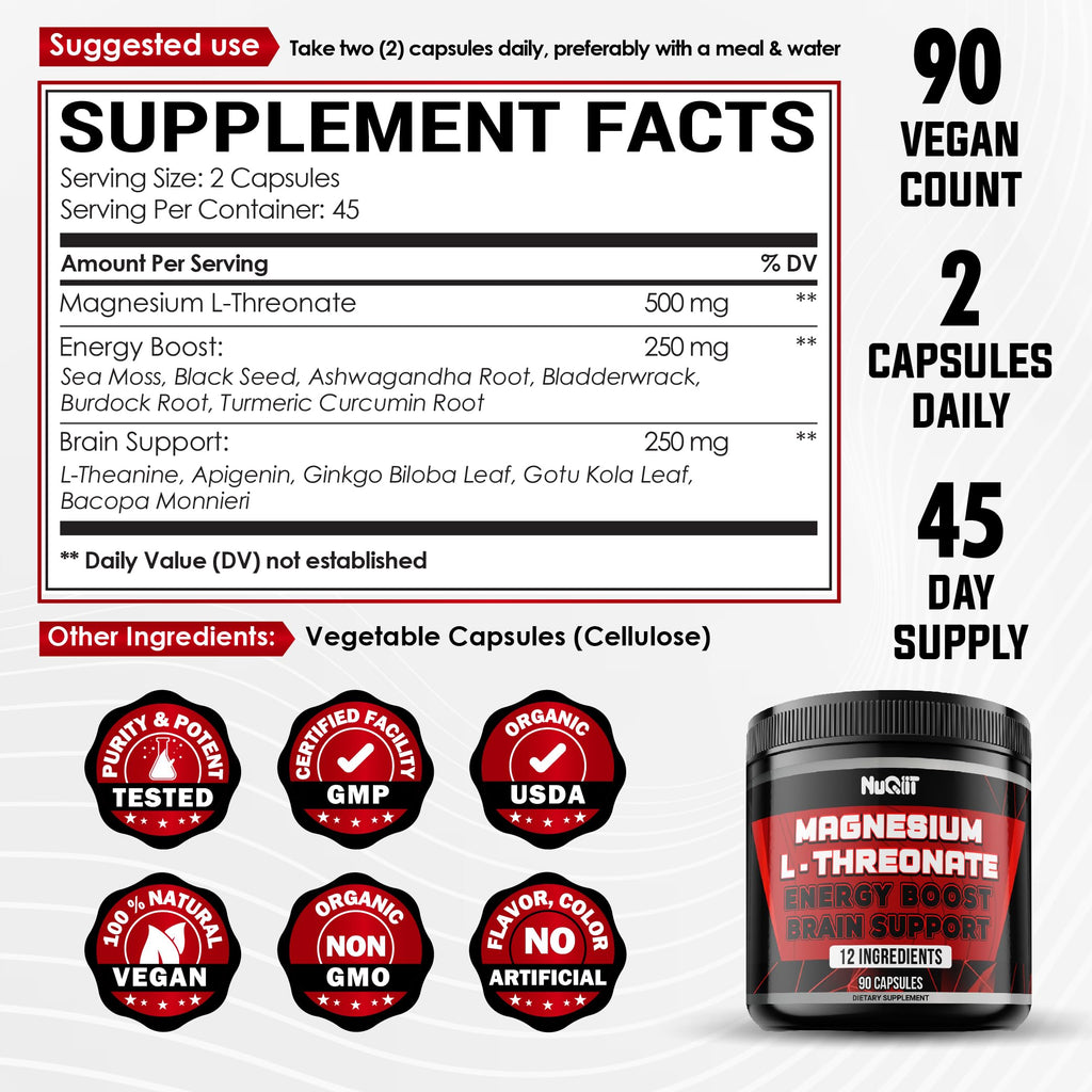 enhanced cognitive support magnesium formula
