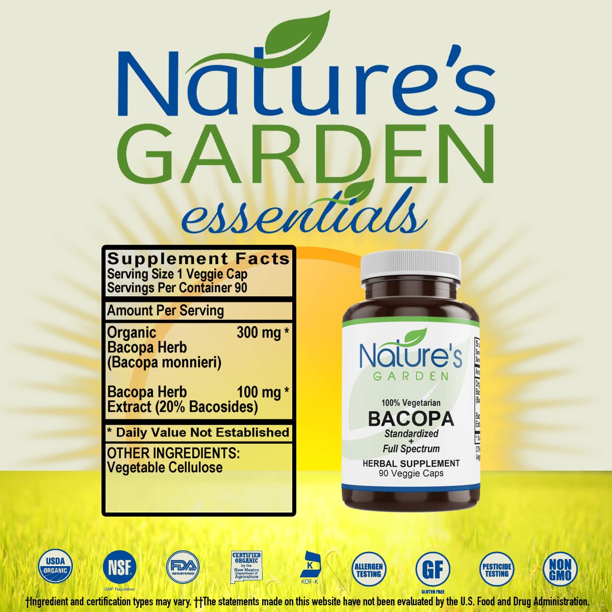 enhanced cognitive support with bacopa