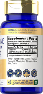 Enhanced cognitive support with Citicoline