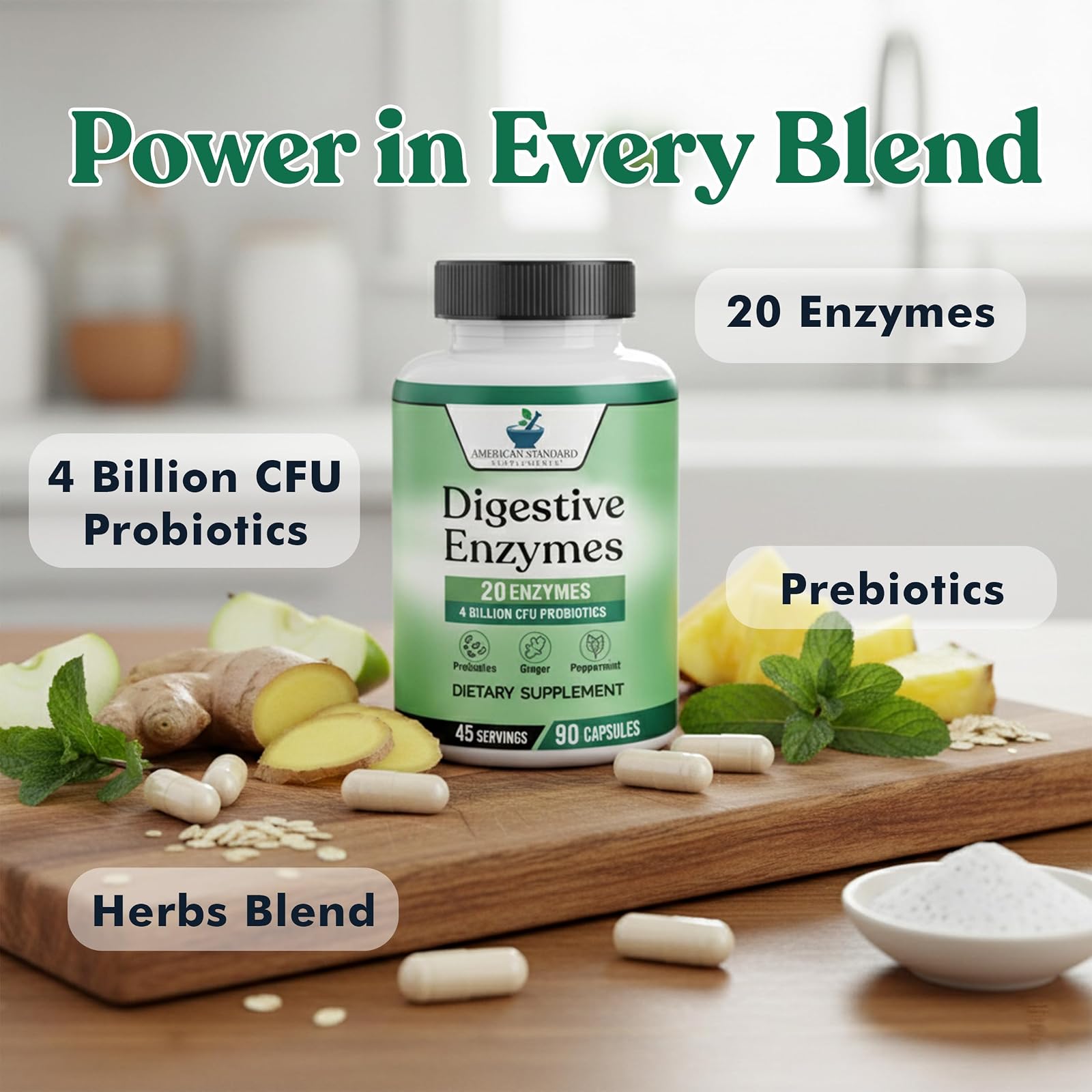 enhanced digestion with American Standard enzymes