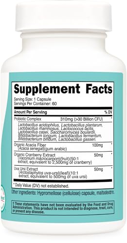 enhanced digestion with cranberry probiotics