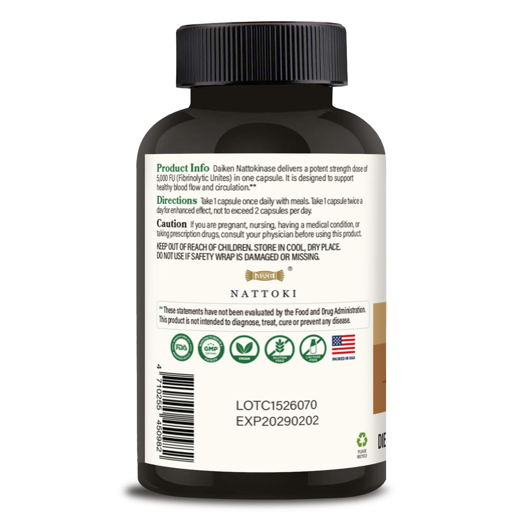 enhanced digestion with DAIKEN nattokinase