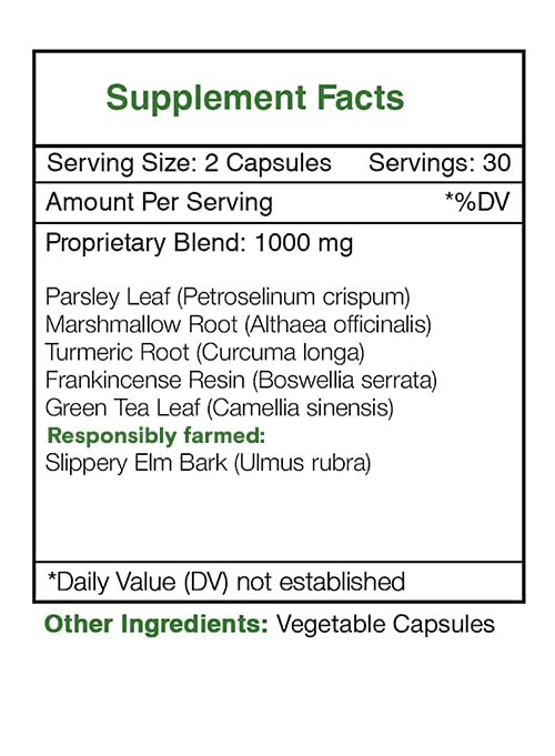 enhanced digestion with herbal formula