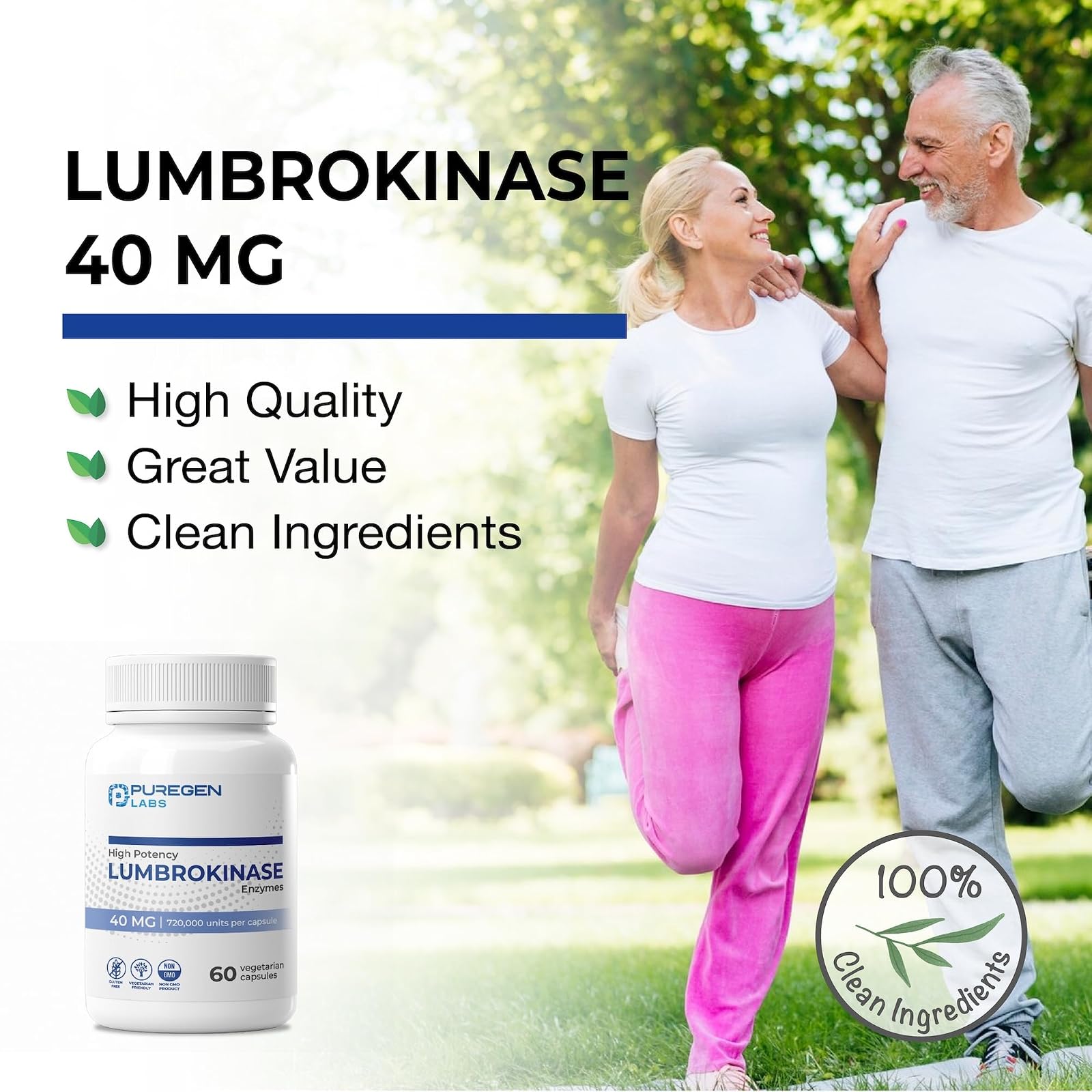 enhanced digestion with Lumbrokinase