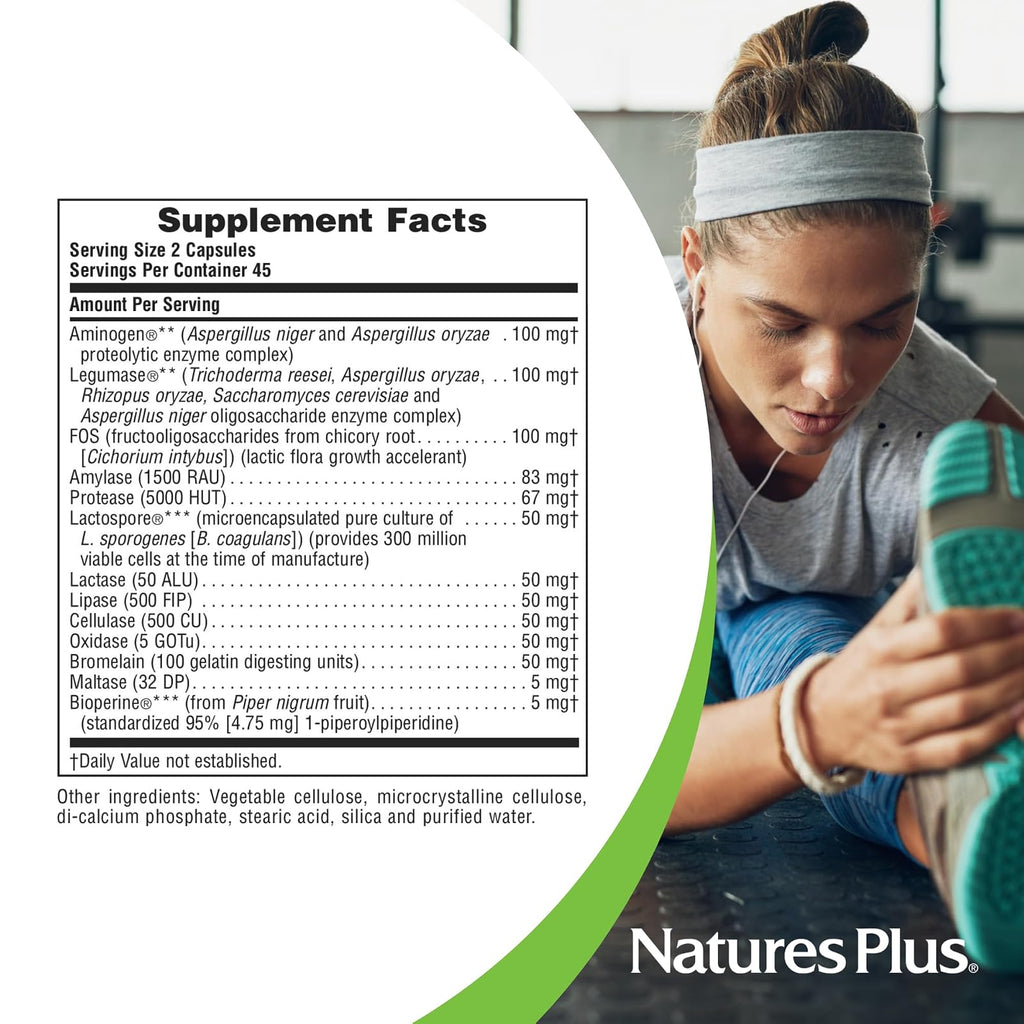 enhanced digestion with NaturesPlus