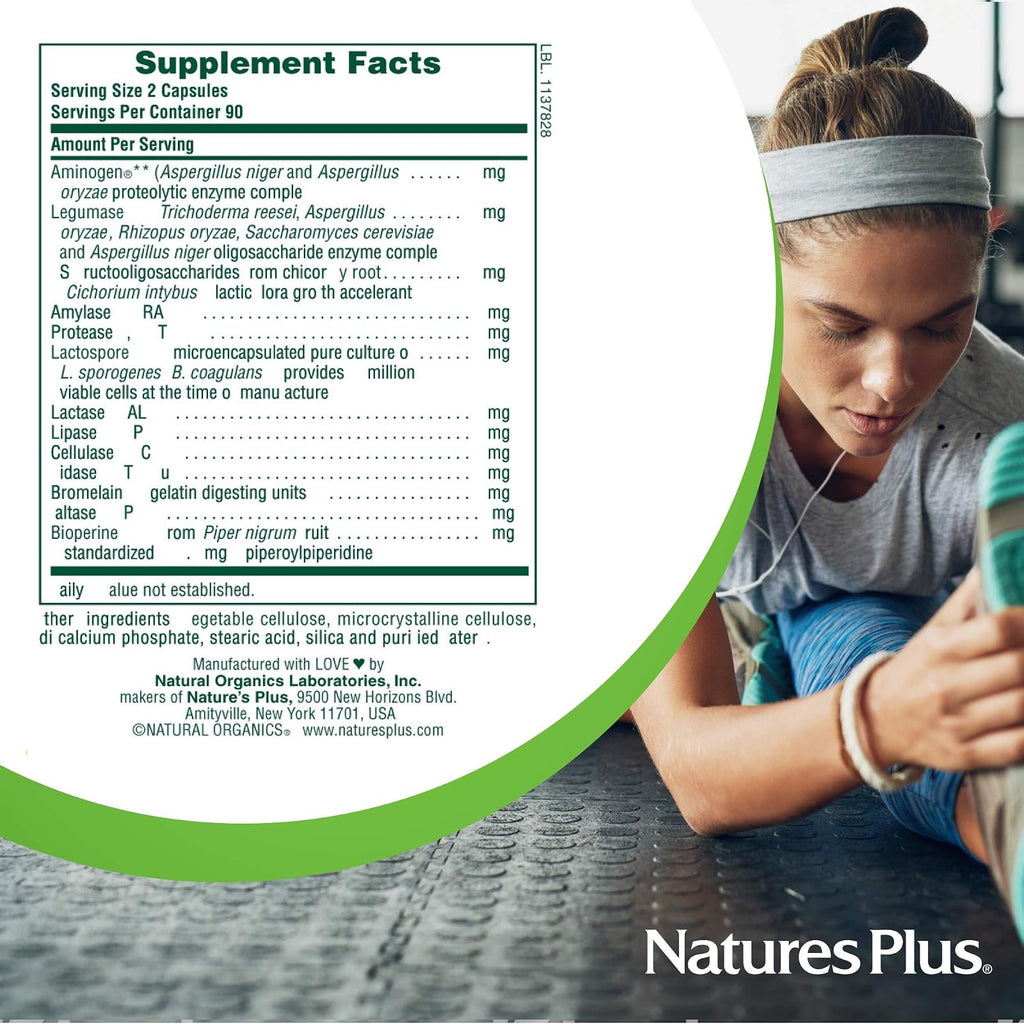 enhanced digestion with NaturesPlus