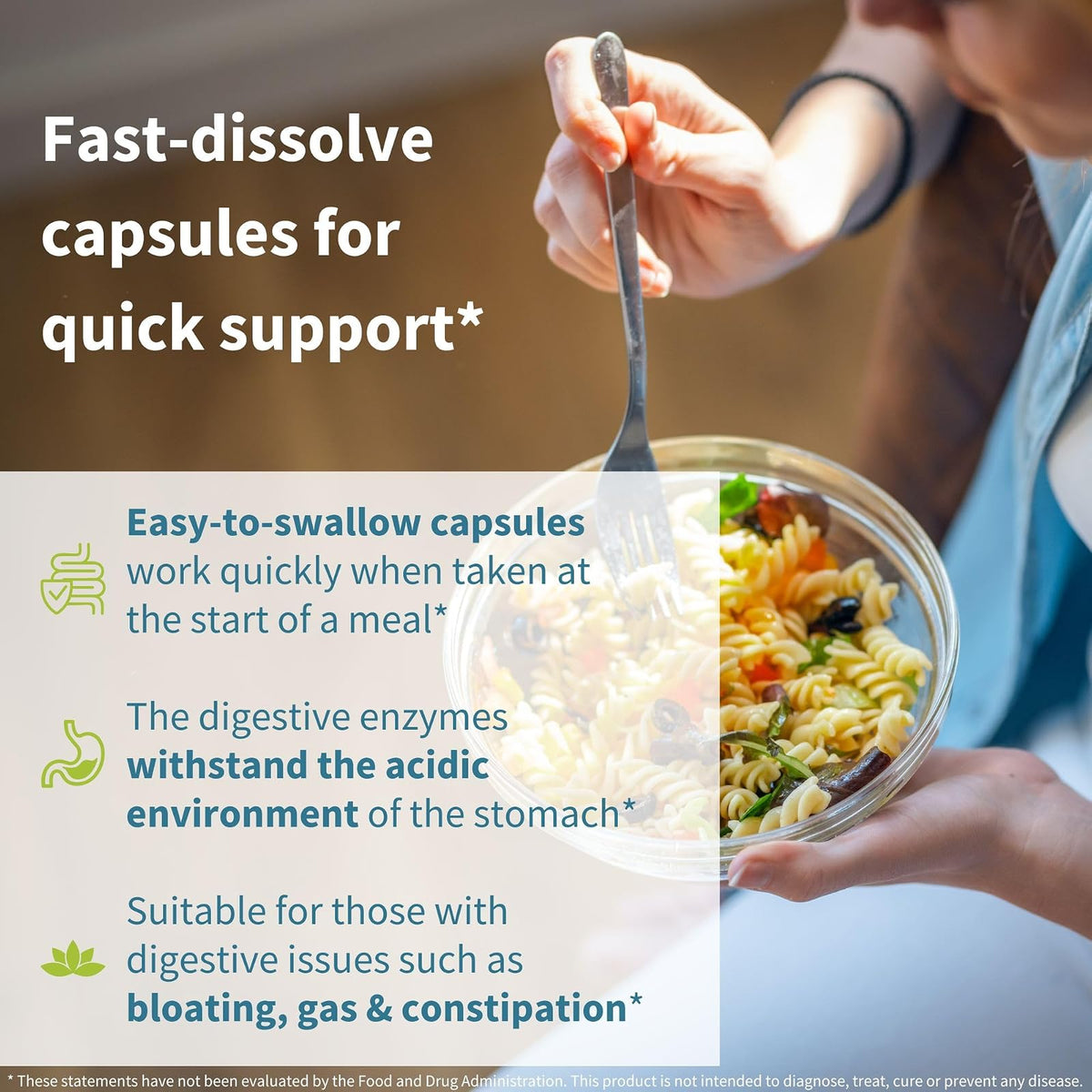 enhanced digestion with vegan capsules