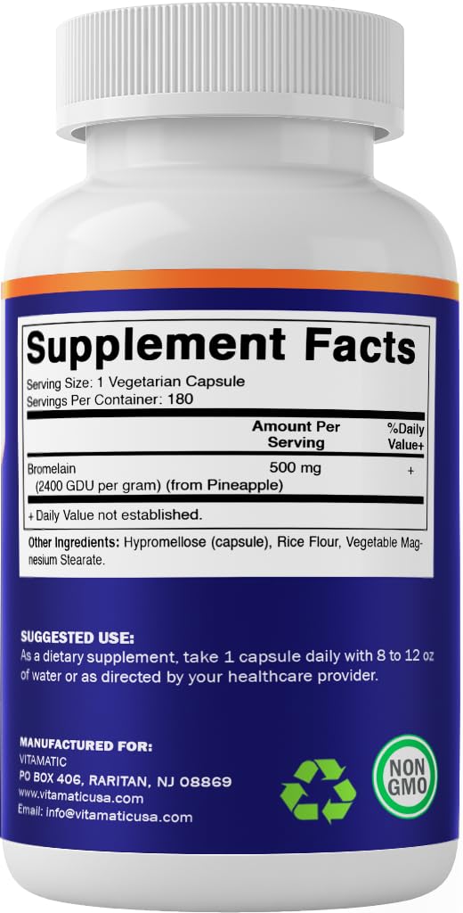 enhanced digestion with Vitamatic Bromelain