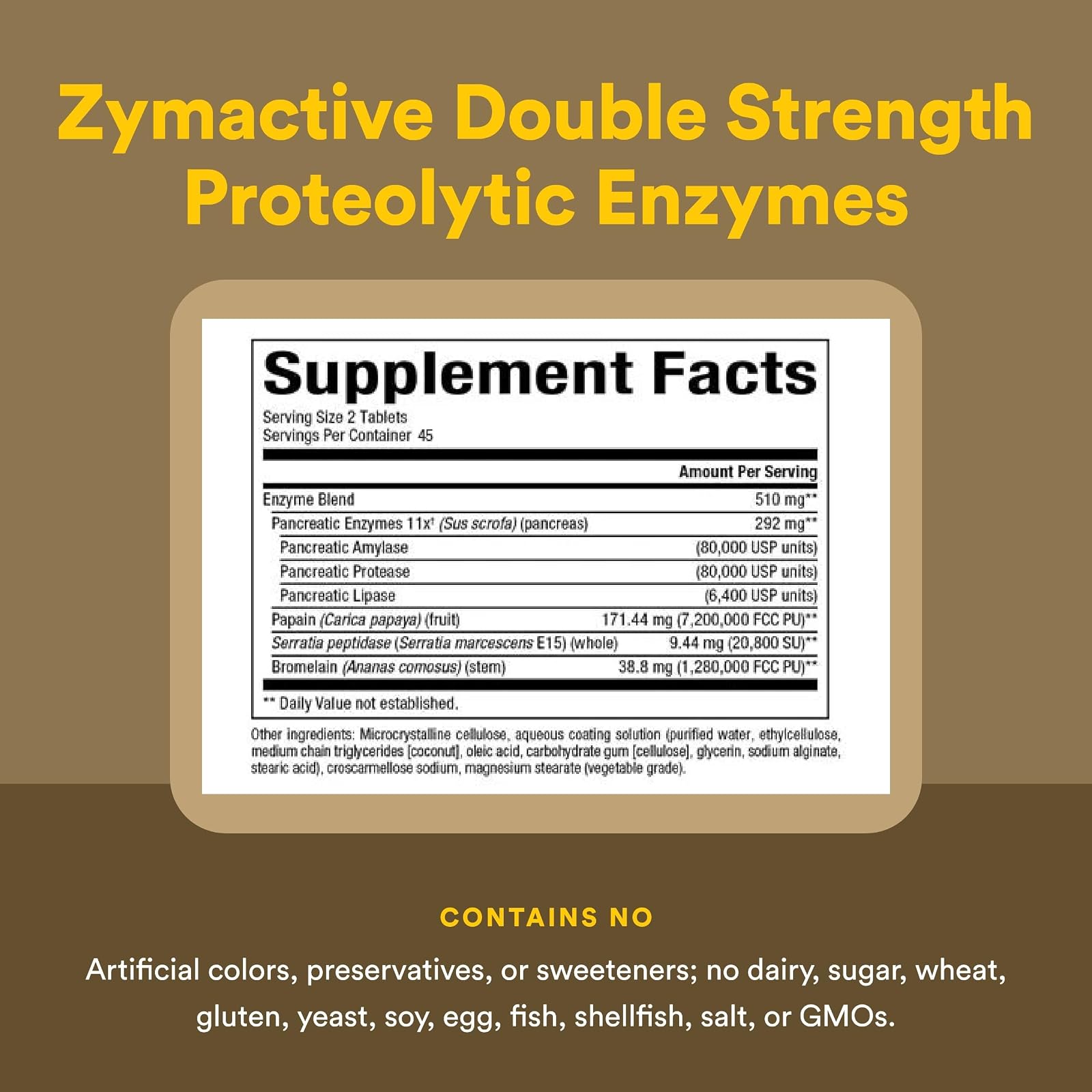 enhanced digestive enzyme formula