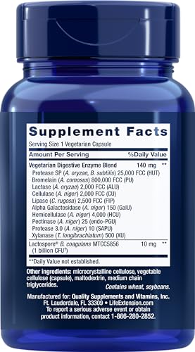 Enhanced digestive enzymes for kids
