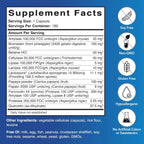 Enhanced digestive enzymes for nutrient absorption