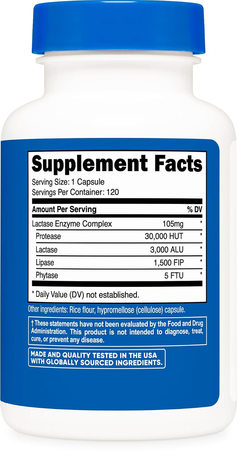 enhanced digestive support with lactase