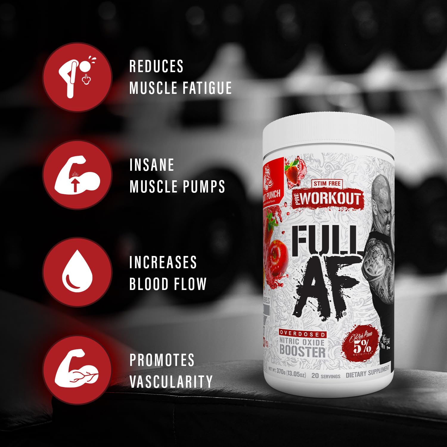 enhanced endurance with FullAF pre workout