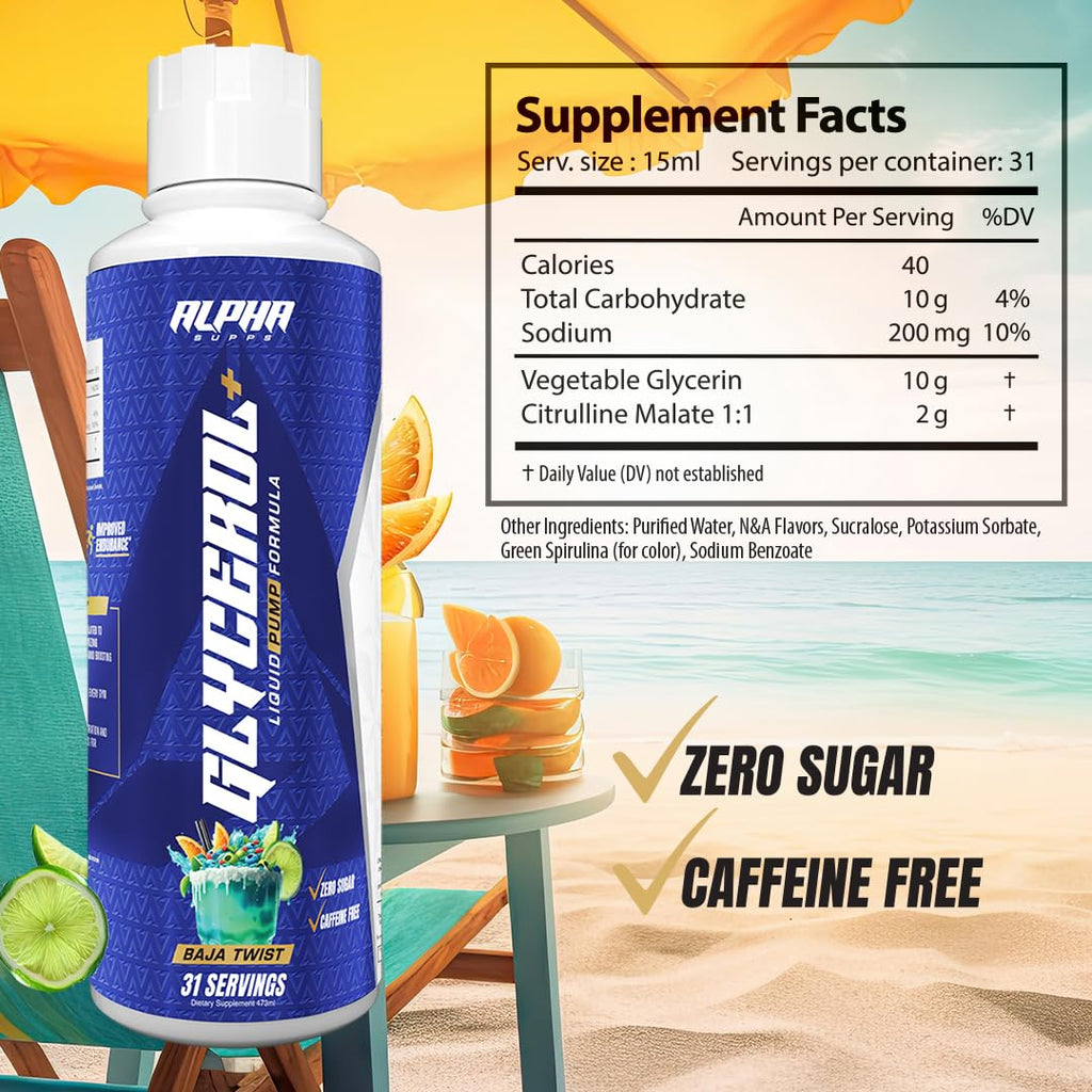 enhanced endurance with Glycerol+ formula
