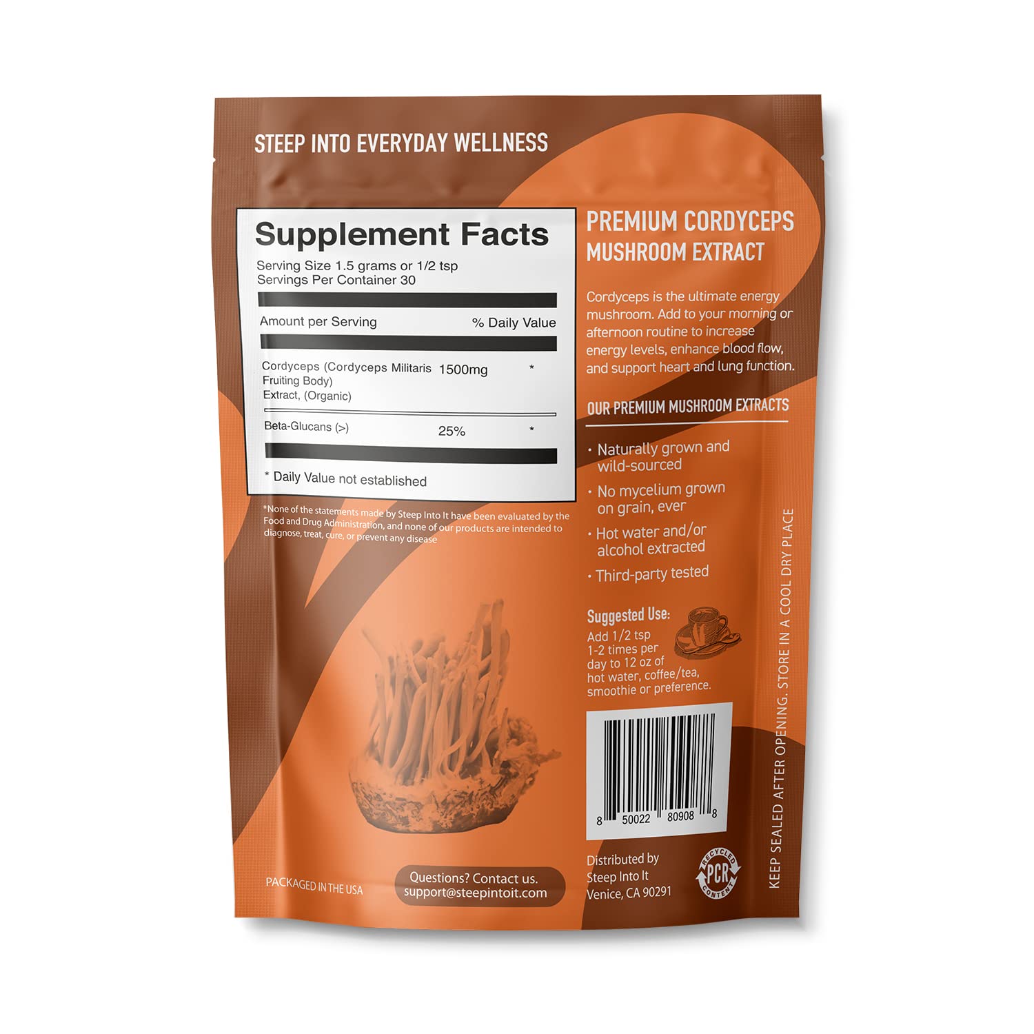 enhanced endurance with mushroom powder