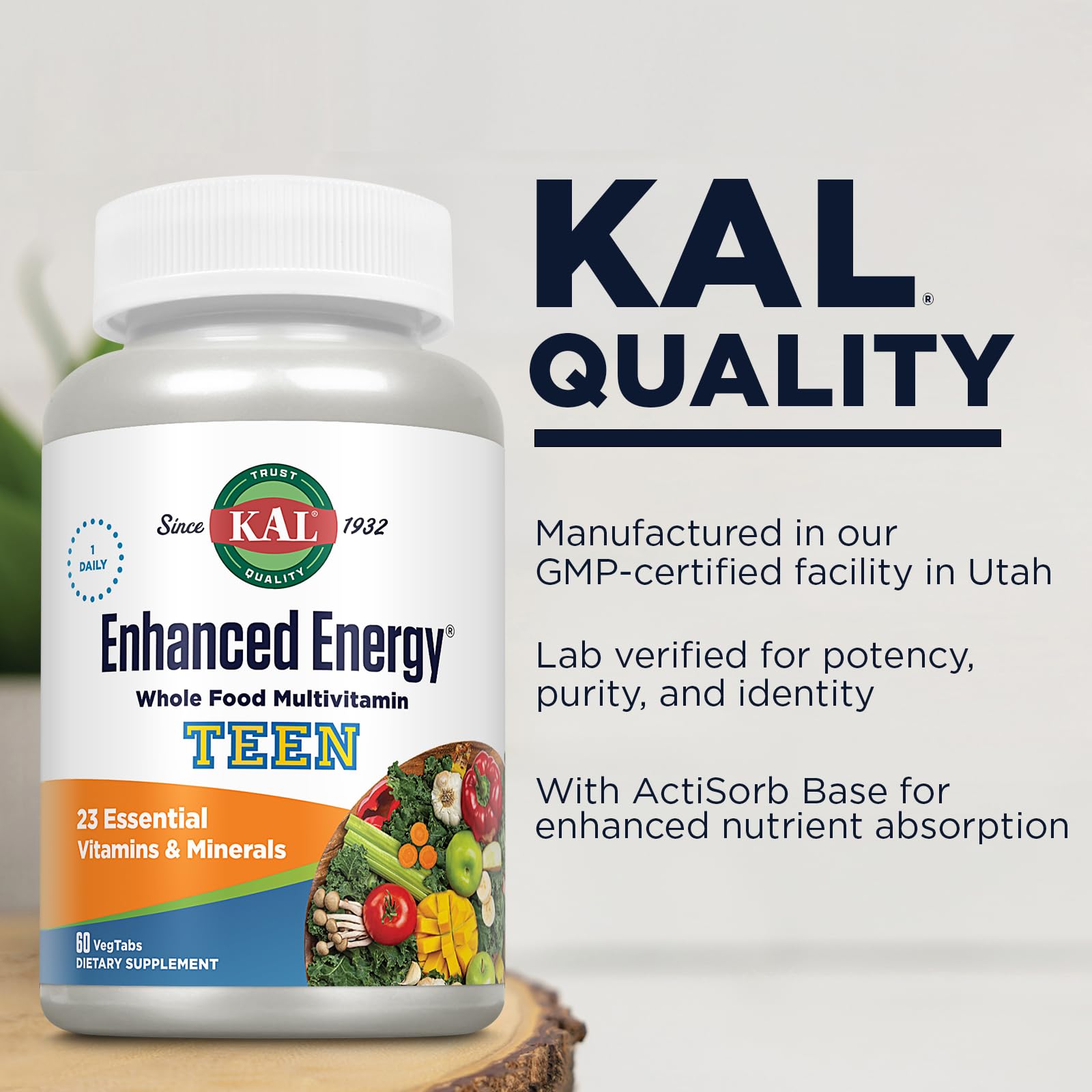 enhanced energy multivitamin for teens