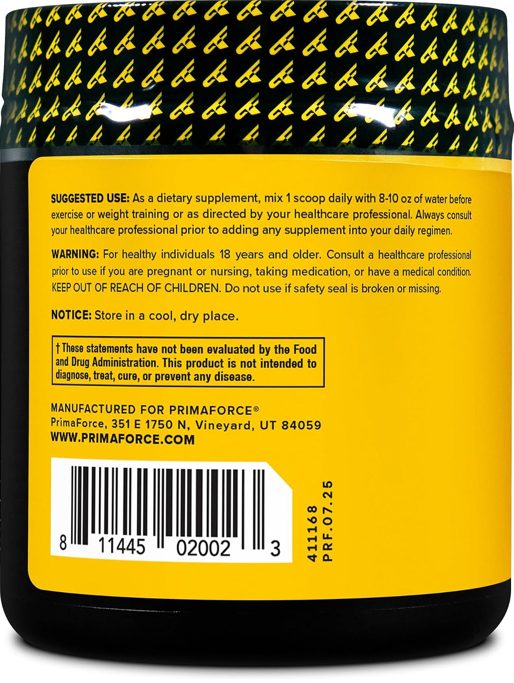 enhanced energy pre-workout formula