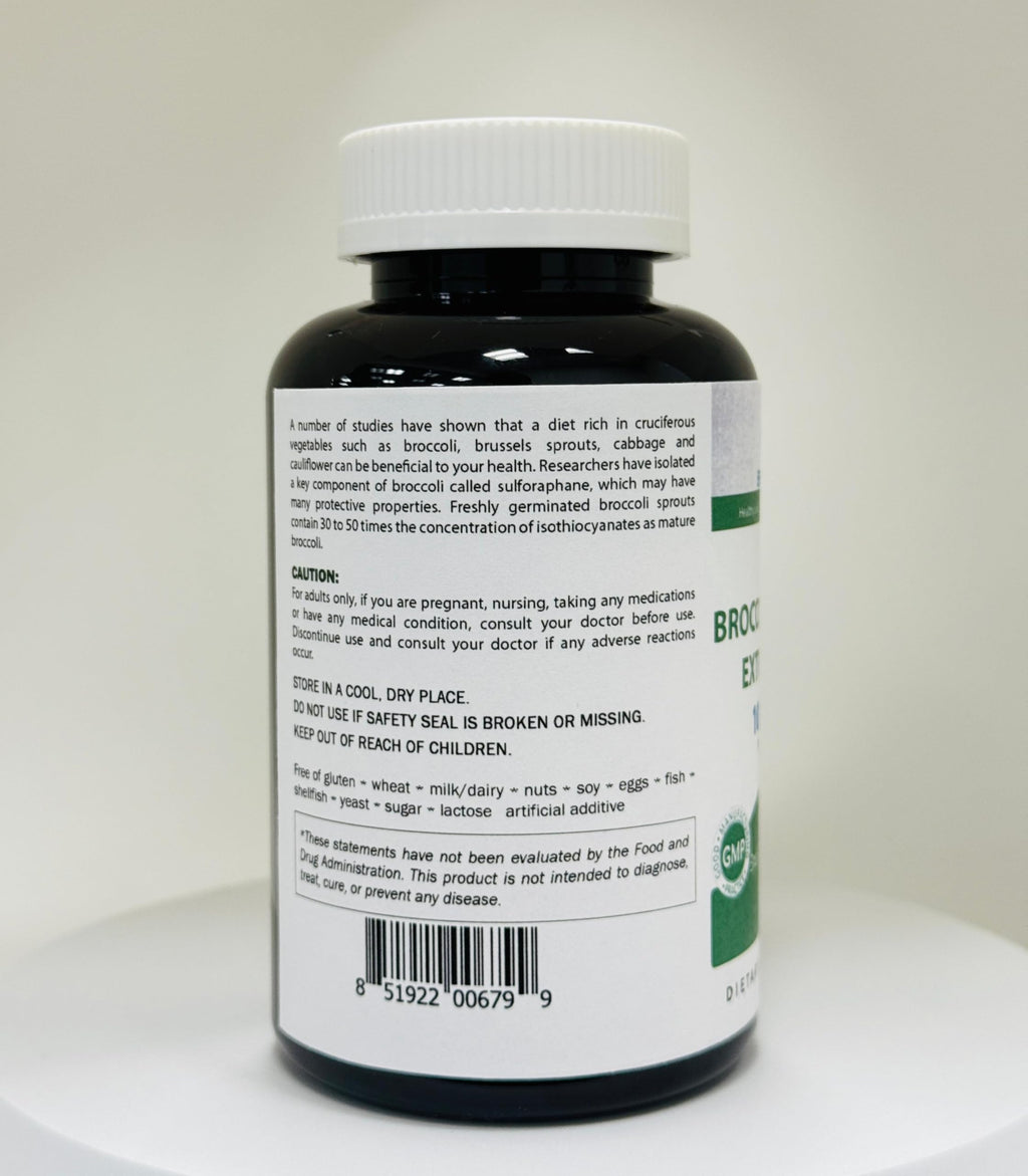 enhanced energy with broccoli supplements
