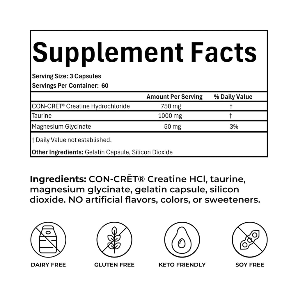 enhanced energy with creatine supplement
