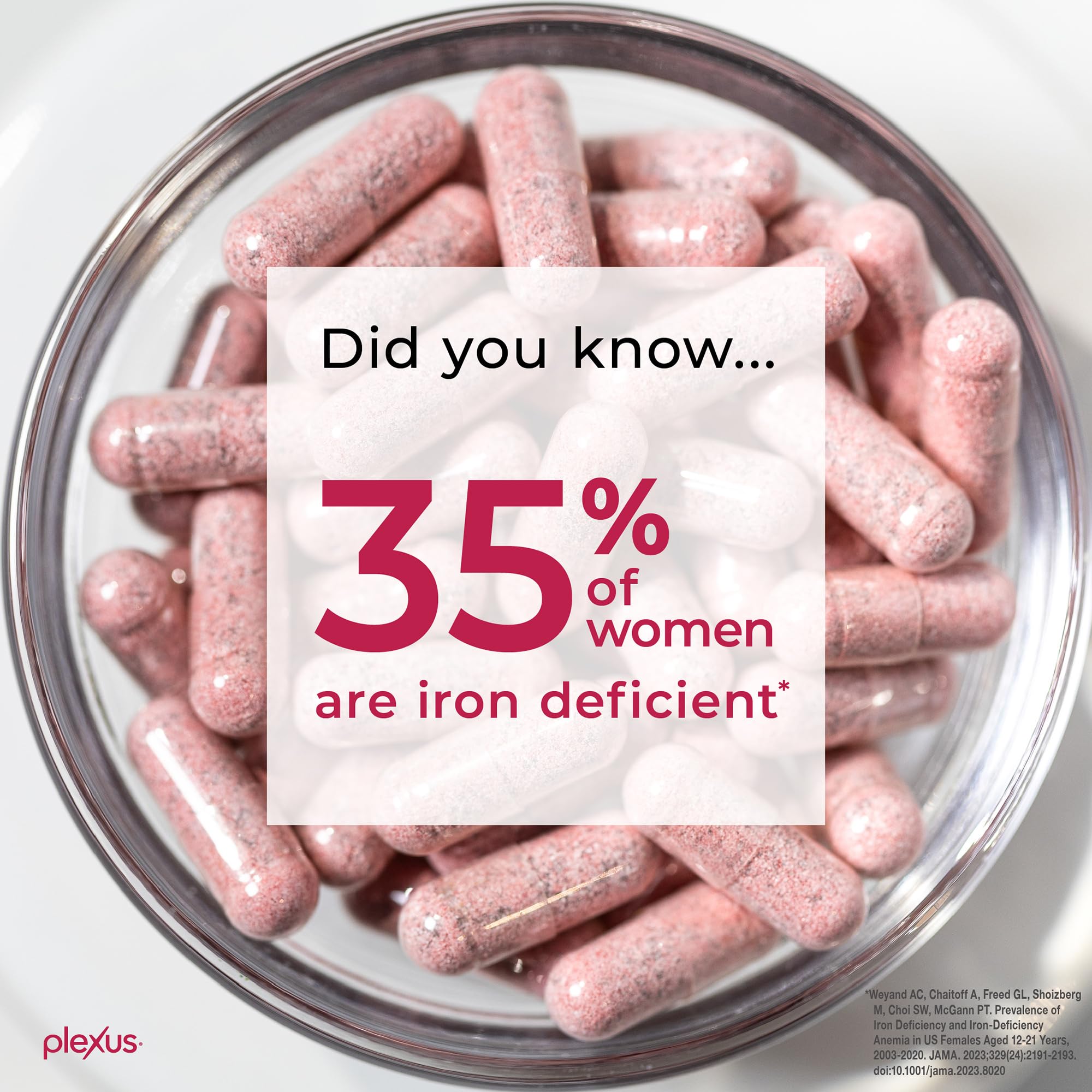 enhanced energy with iron and vitamins