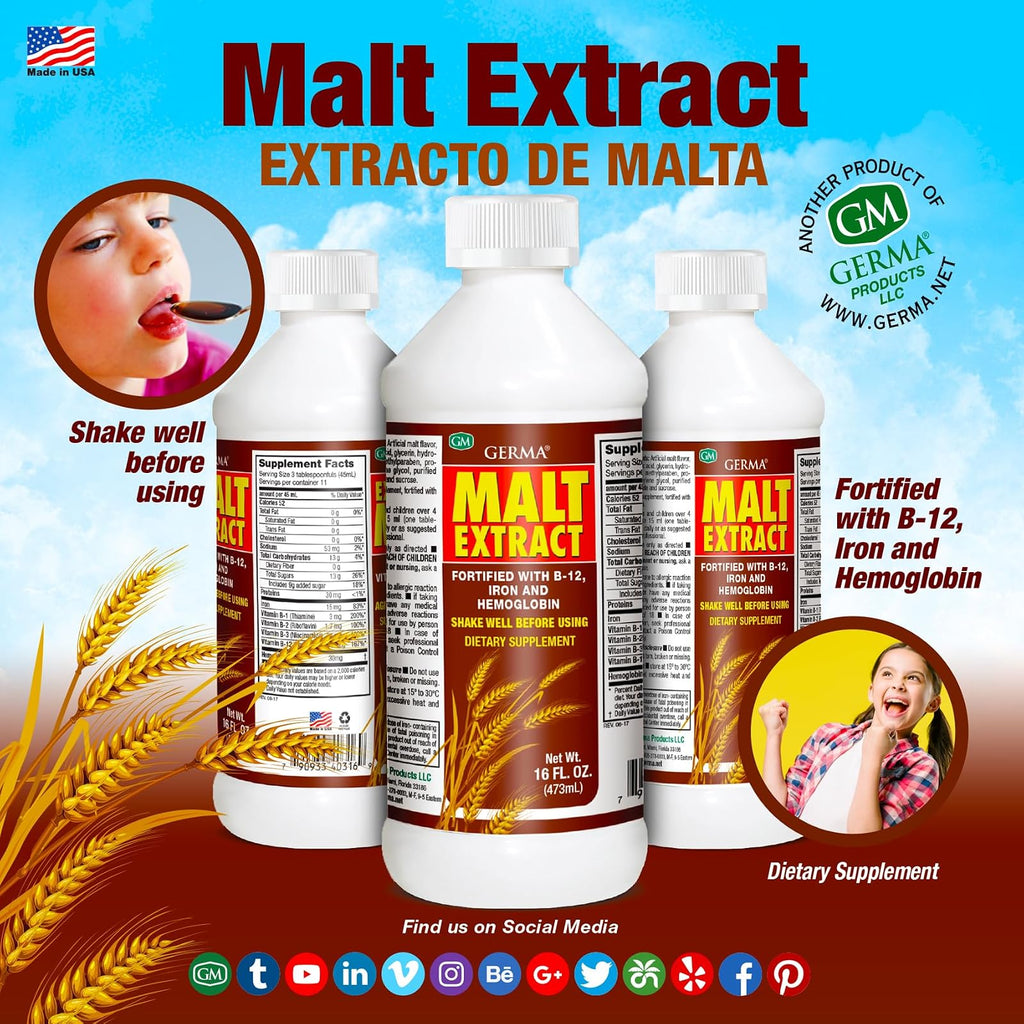 enhanced energy with malt extract