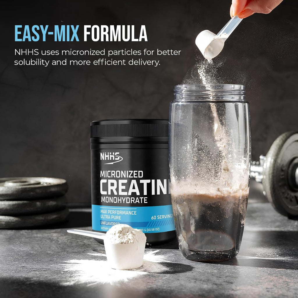 enhanced energy with micronized creatine