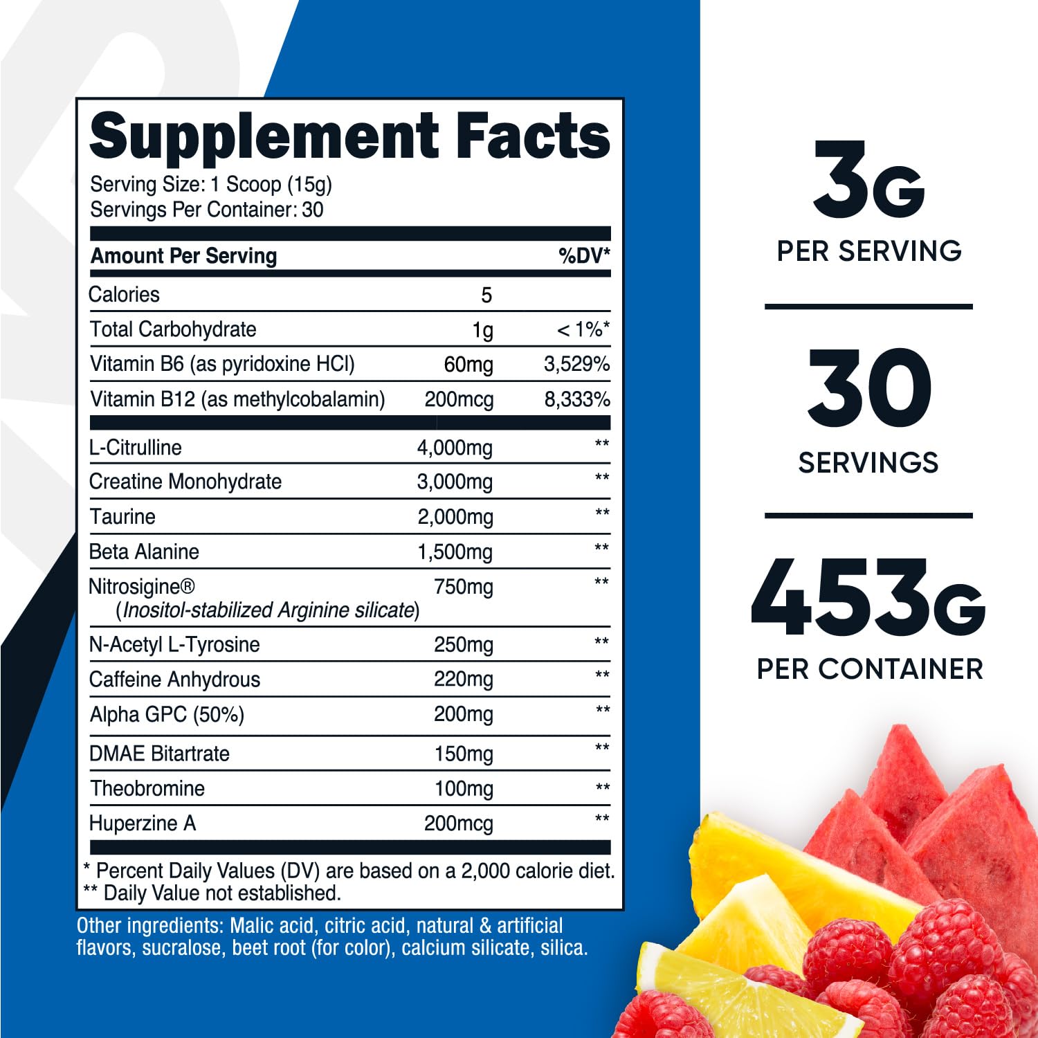 enhanced energy with pre-workout complex
