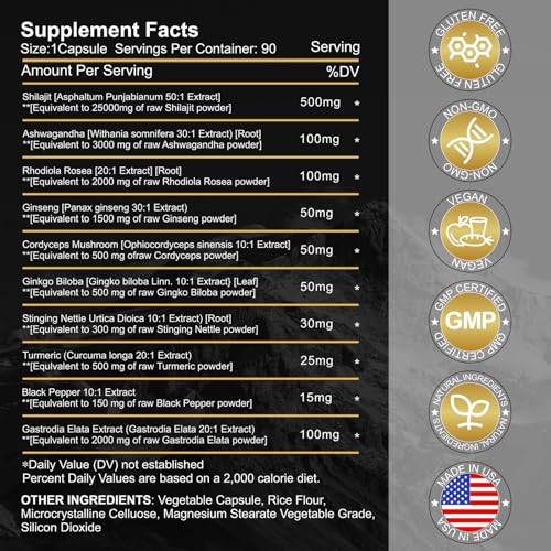 enhanced energy with pure shilajit