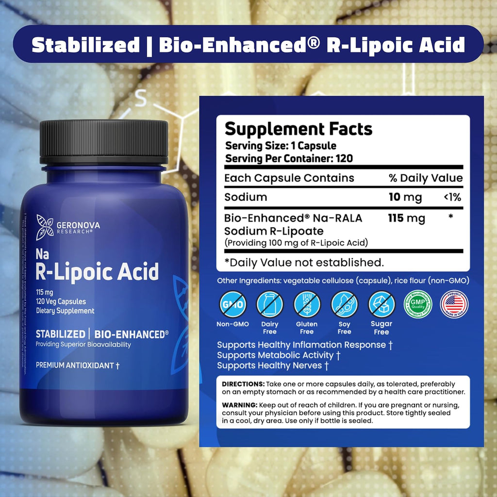 enhanced energy with R-lipoic acid