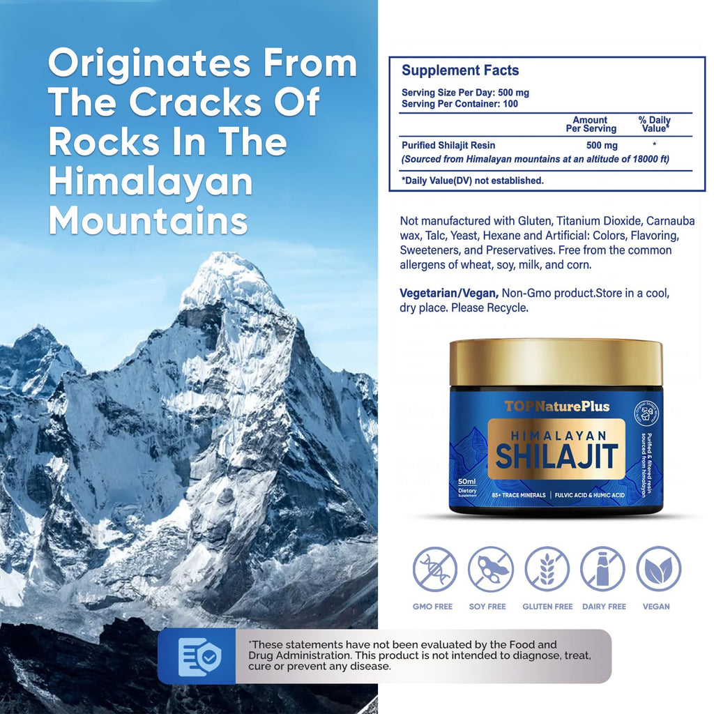 enhanced energy with shilajit resin