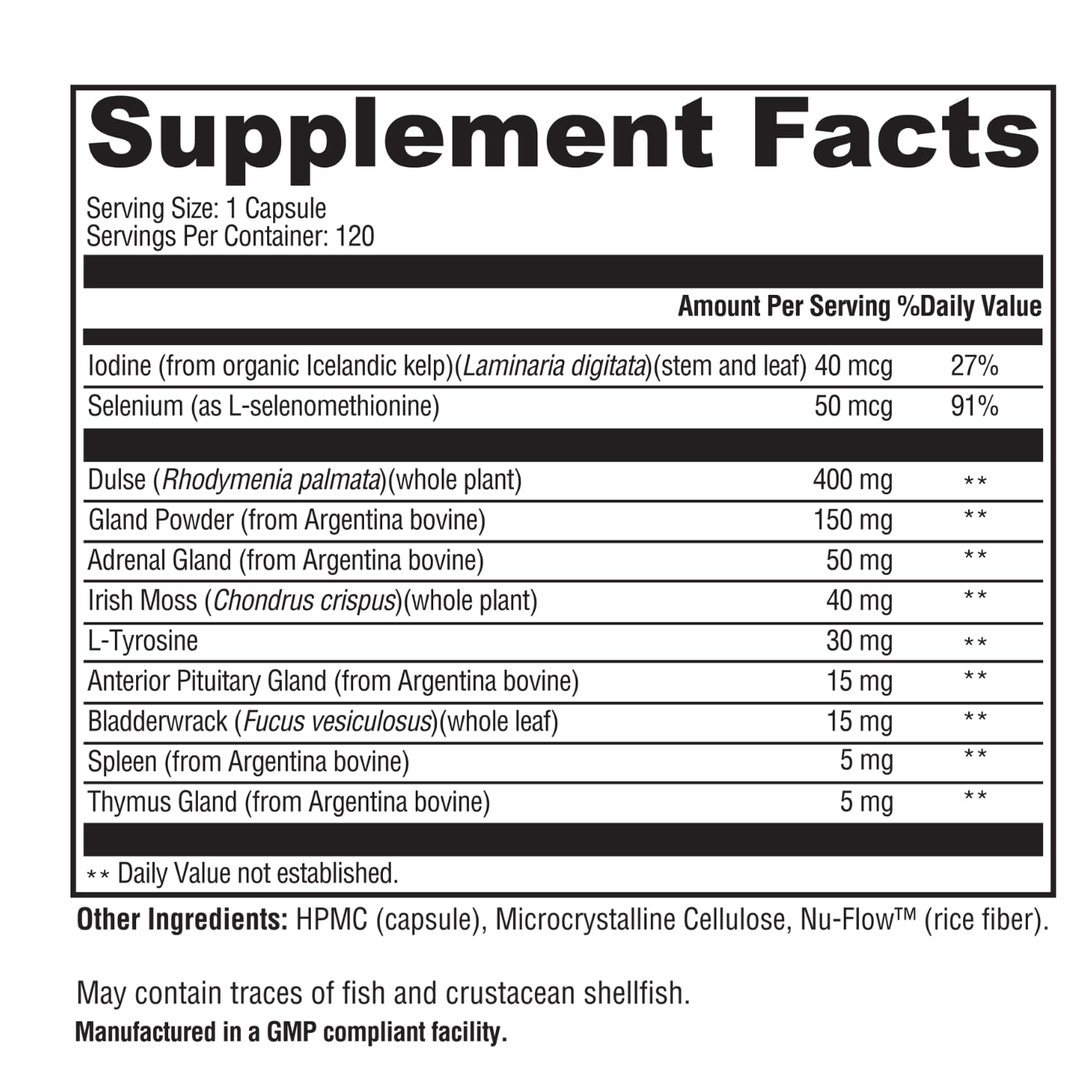 enhanced energy with thyroid glandular