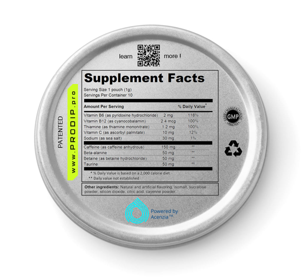 enhanced energy with vitamin mineral blend