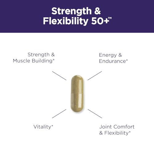 enhanced flexibility with blended vitamin & mineral supplements