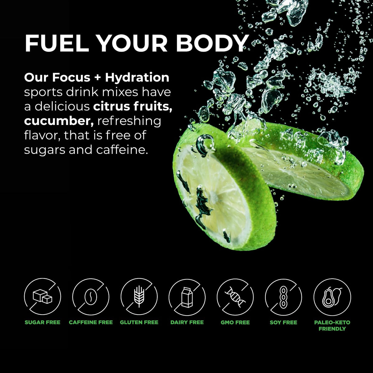 enhanced focus electrolyte drink mix