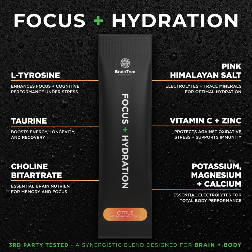 enhanced focus electrolyte drink mix