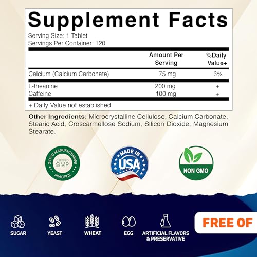 enhanced focus l-theanine supplement