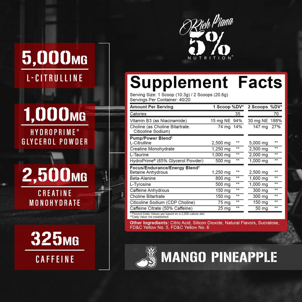 enhanced focus pre workout formula