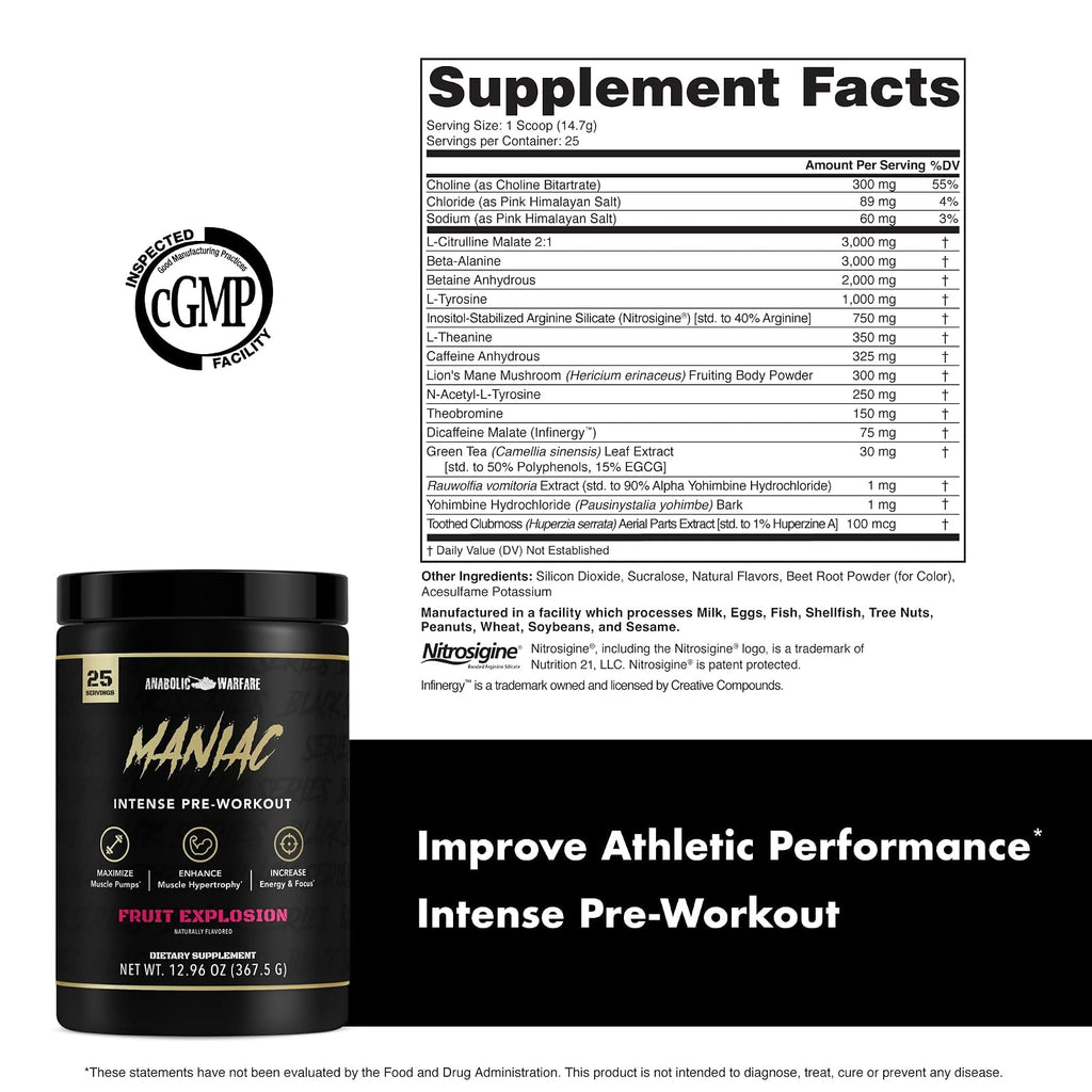 enhanced focus pre-workout formula