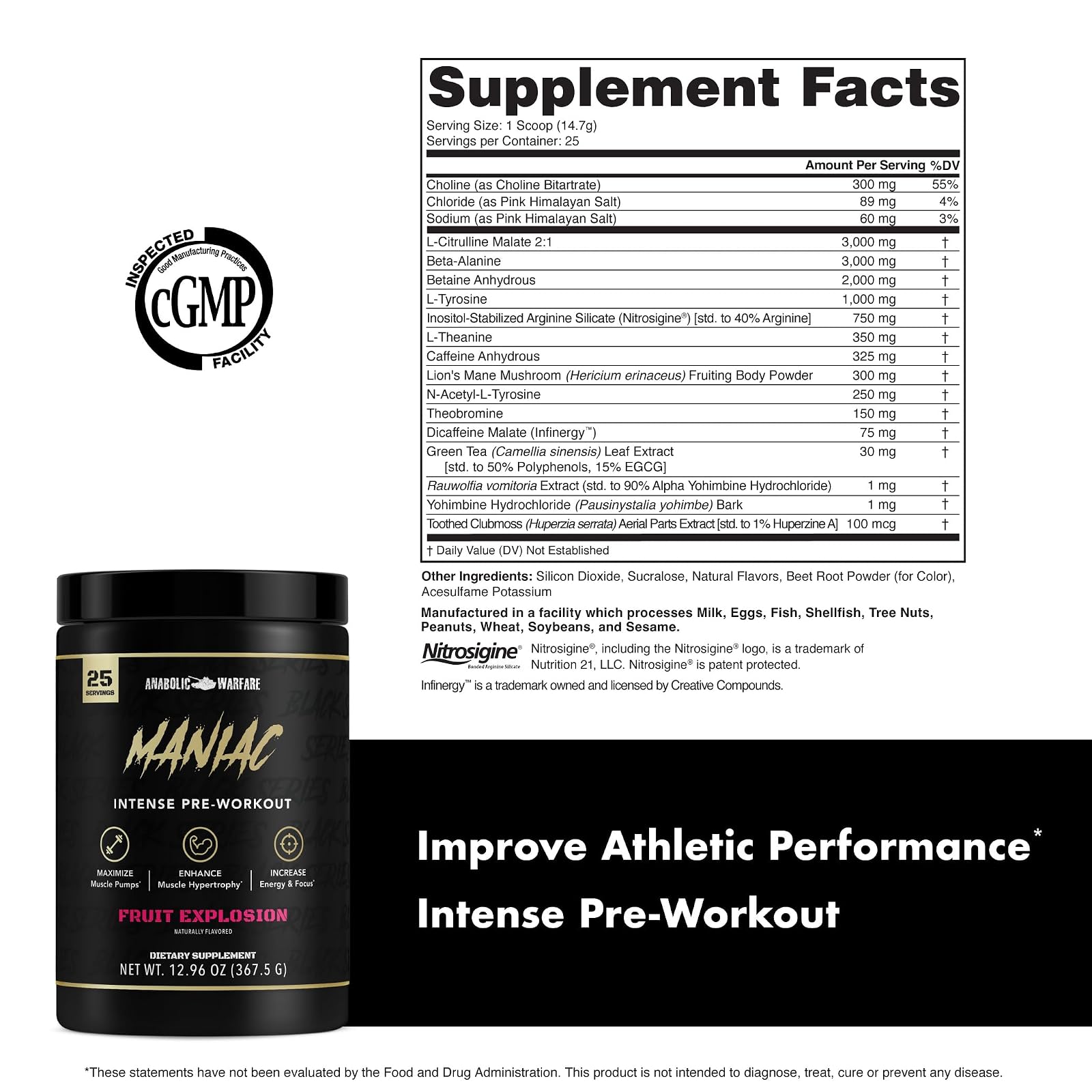 enhanced focus pre-workout formula