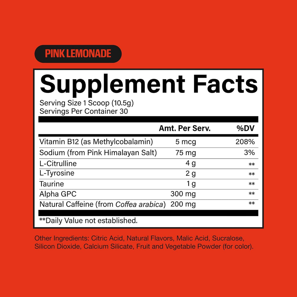 enhanced focus pre workout powder