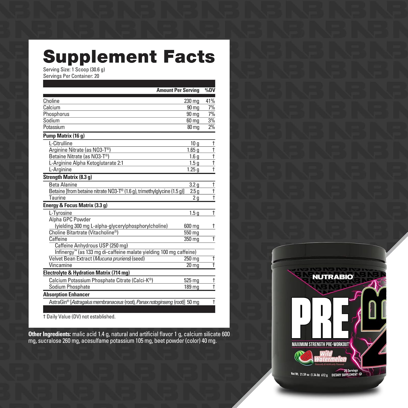 enhanced focus pre-workout supplement